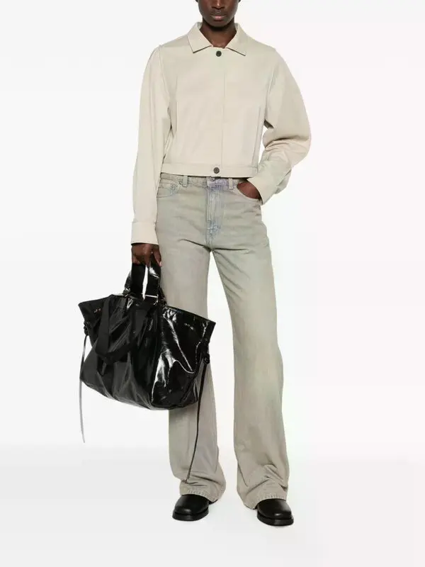 LOW CLASSIC Shirt Jacket With Notched Lapels