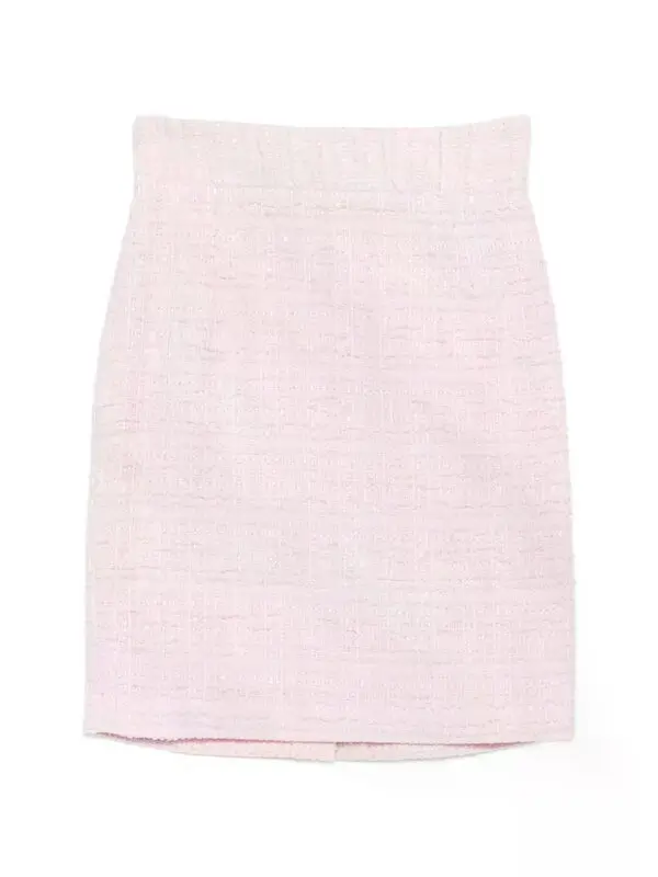 Tagliatore Nell Textured Mini Skirt - Pink