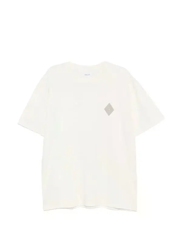 AMISH SUPPLIES Logo-print T-shirt - Neutrals