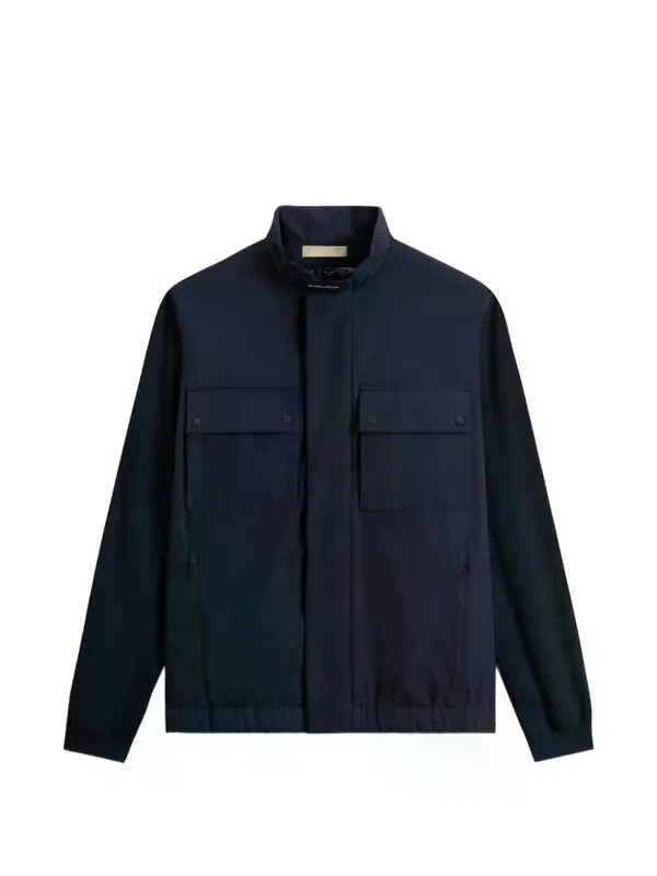 Woolrich Hybrid Flap-pocket Jacket - Blue