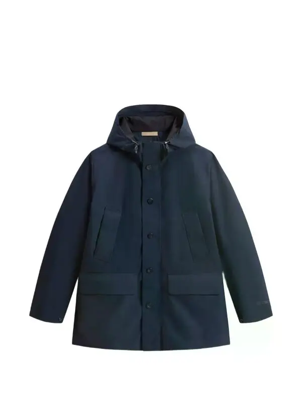 Woolrich Hooded Parka - Blue