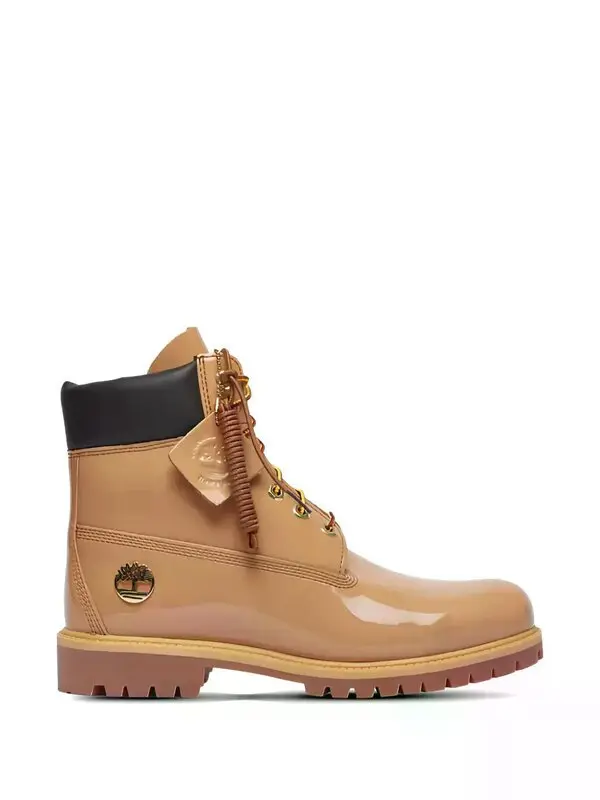 Timberland 6" Patent Boots - Neutrals