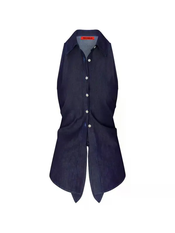SIMONMILLER Loch Sleeveless Top - Blue