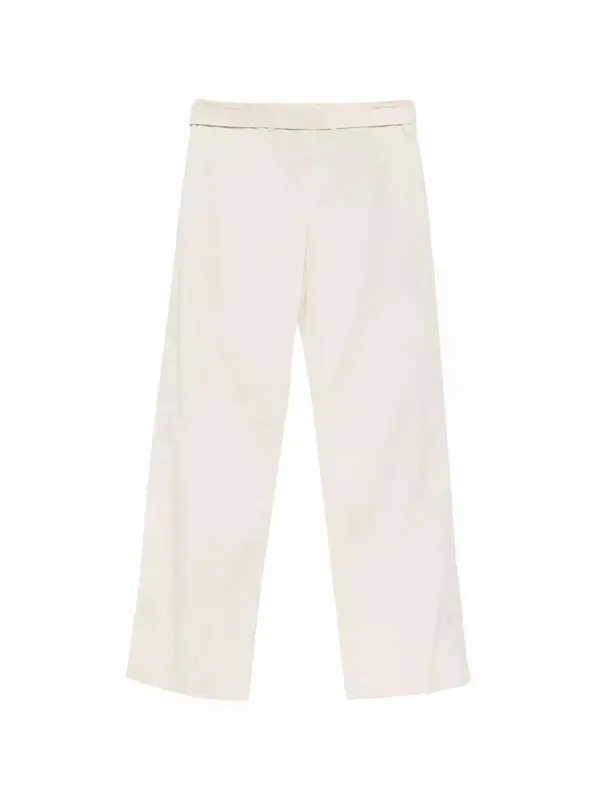RIER Belted Suit Trousers - Neutrals