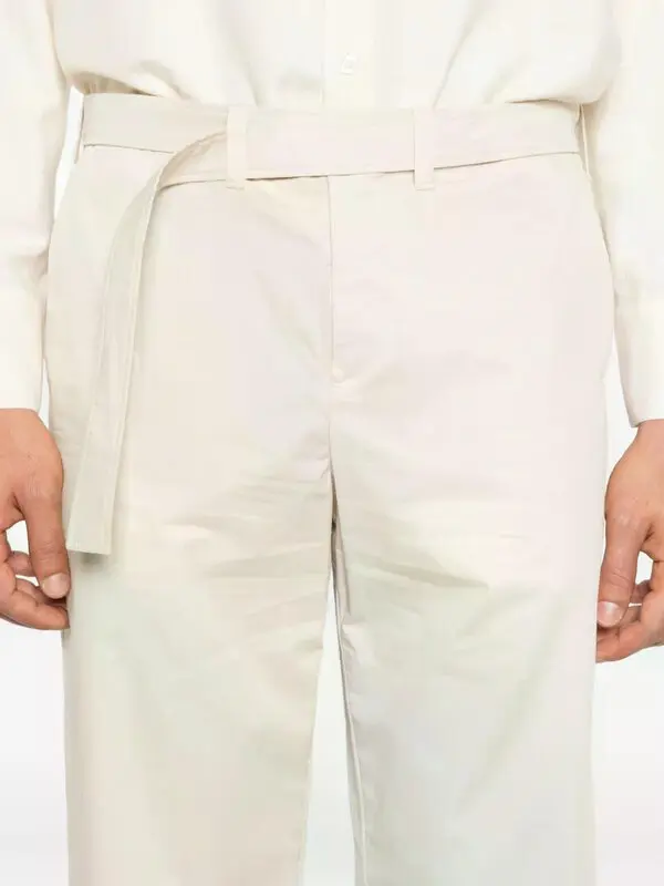 RIER Belted Suit Trousers - Neutrals