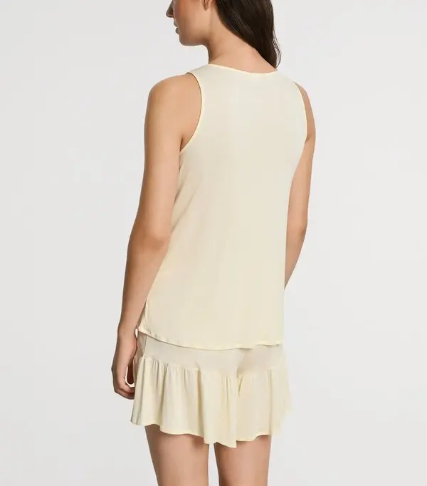 Hanro Ruffle-trim Isabella Pyjama Set