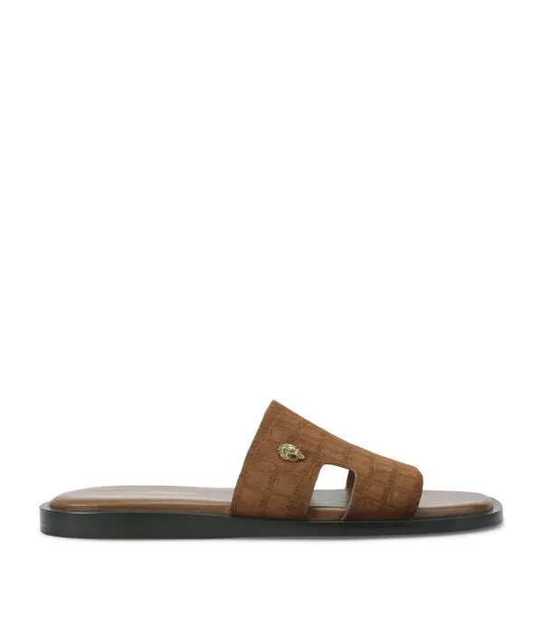 Kurt Geiger Suede Bond Slides - Beige