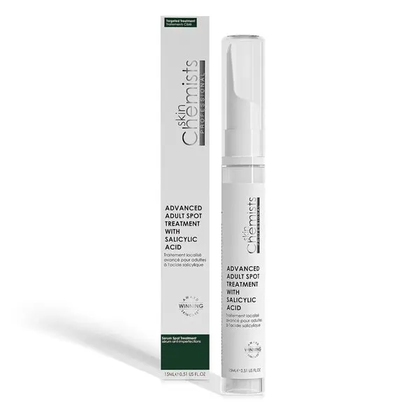 SKIN CHEMISTS Advanced Adult Spot Treatment With Salicylic Acid 15ml - White