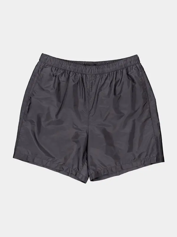 Prada Recycled Polyamide Swimming Short - Grey
