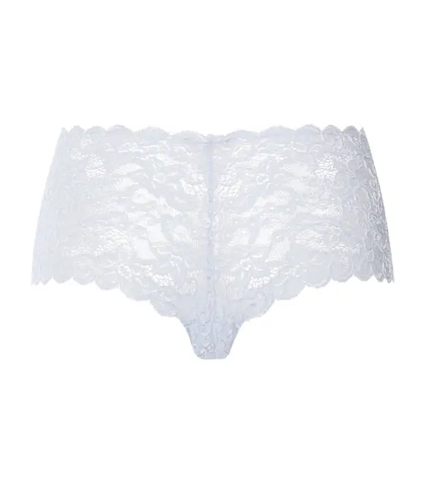 Hanro Lace Moments Maxi Briefs - Blue