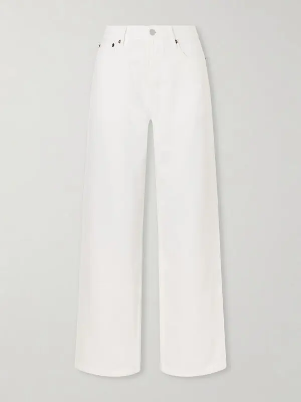 Still Here Everyday Straight-leg Jeans - White