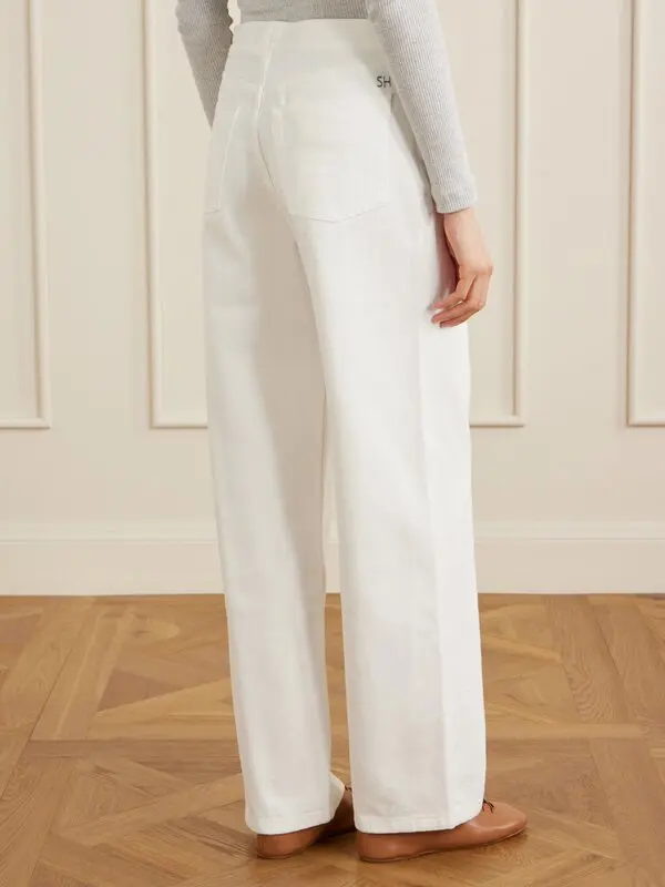 Still Here Everyday Straight-leg Jeans - White