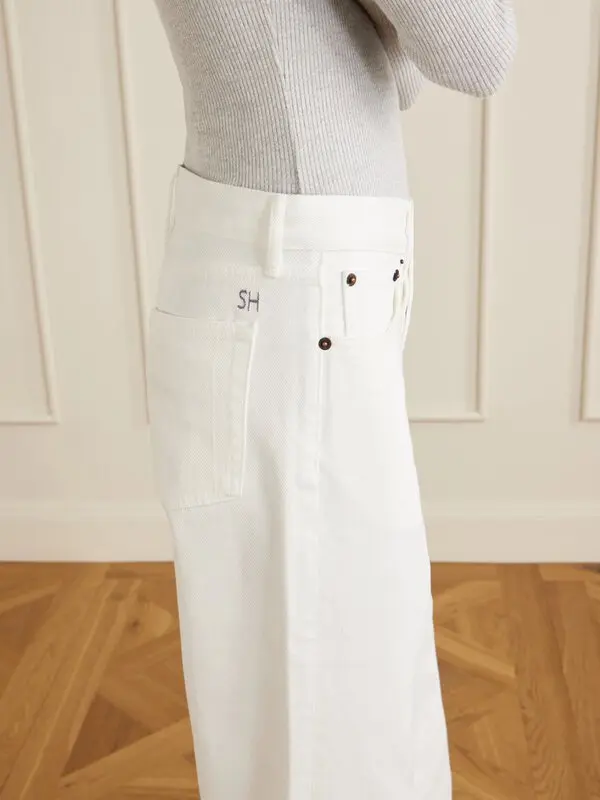 Still Here Everyday Straight-leg Jeans - White