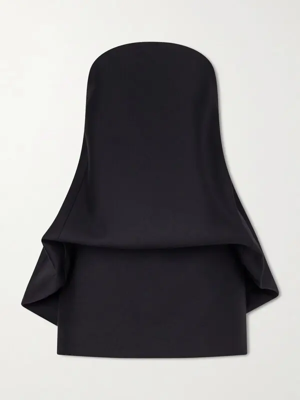 Balenciaga Wool-blend Mini Balloon Dress