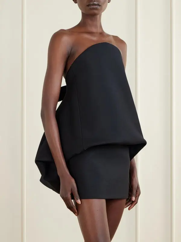 Balenciaga Wool-blend Mini Balloon Dress