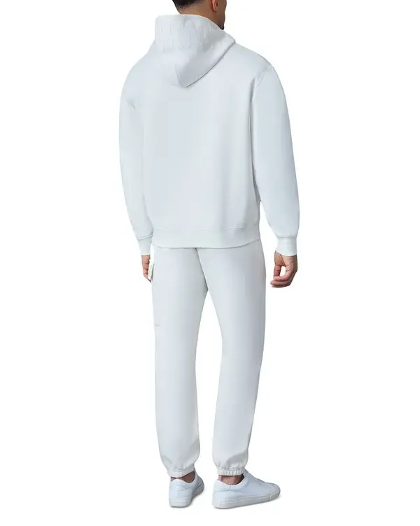 Mackage Kolton Double-face Jersey Logo Hoodie - Cream