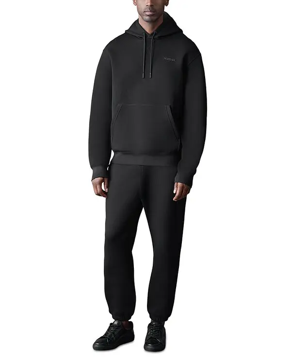 Mackage Double-face Jersey Logo Hoodie - Black