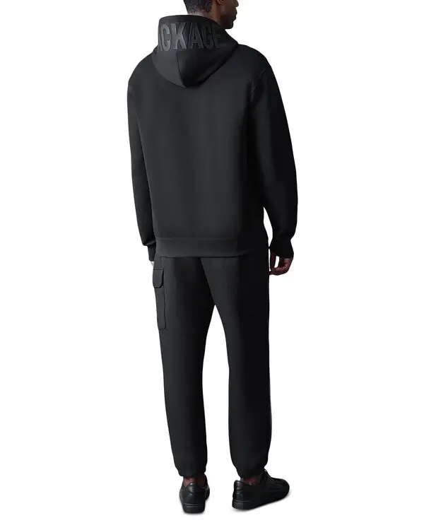 Mackage Double-face Jersey Logo Hoodie - Black