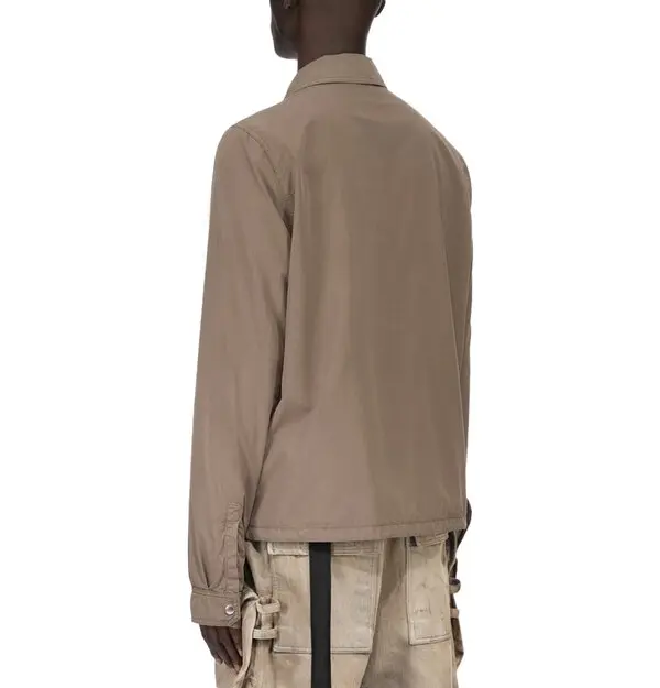 Rick Owens Zip Front Jacket - Dust
