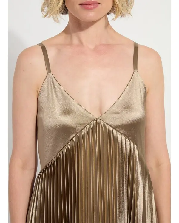Lyssé Lauren Pleated Midi Dress