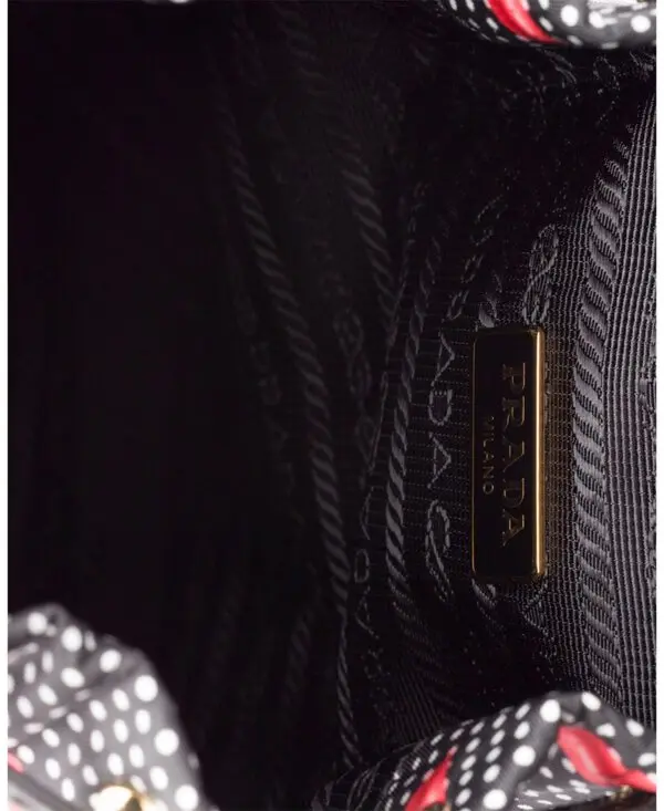Prada Printed Re-nylon Pouch - Black