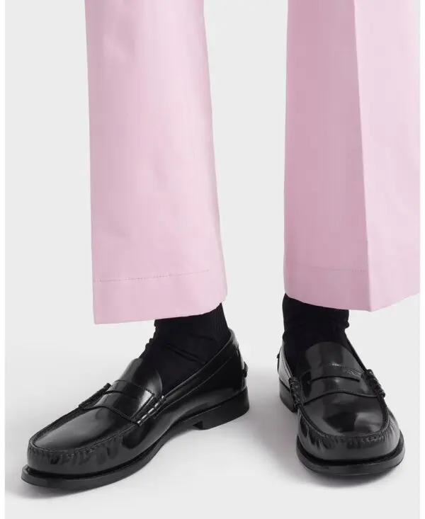 Prada Brushed Leather Loafers
