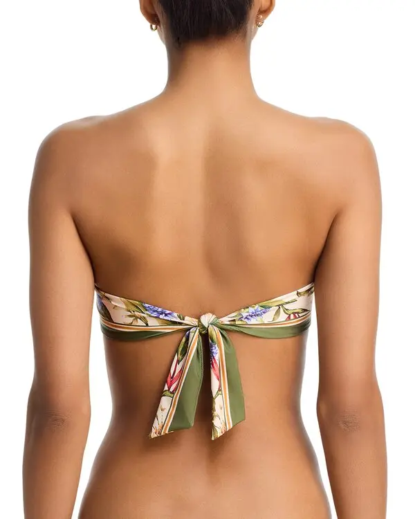 Farm Rio Strelitzia Cropped Bikini Top