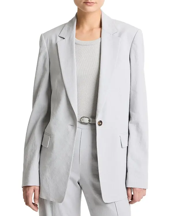 Vince Single-breasted Blazer - Bay Mist
