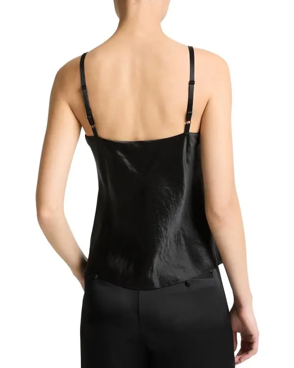 Vince Satin Cami Top - Black