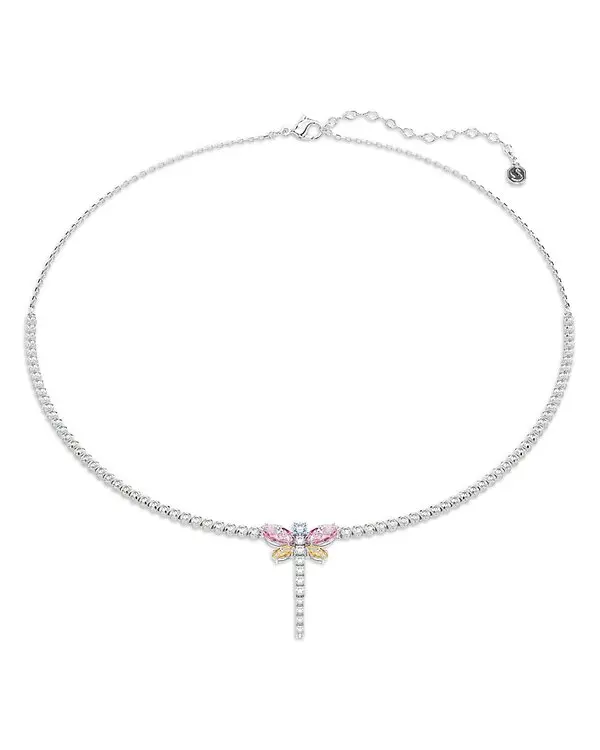 SWAROVSKI Ariana Grande X Crystal & Cubic Zirconia Dragonfly Tennis Lariat Necklace - Multicolored