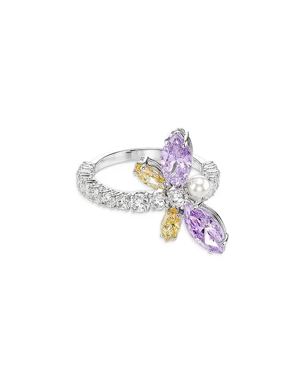 SWAROVSKI Ariana Grande X Crystal Dragonfly Ring - Multicolored