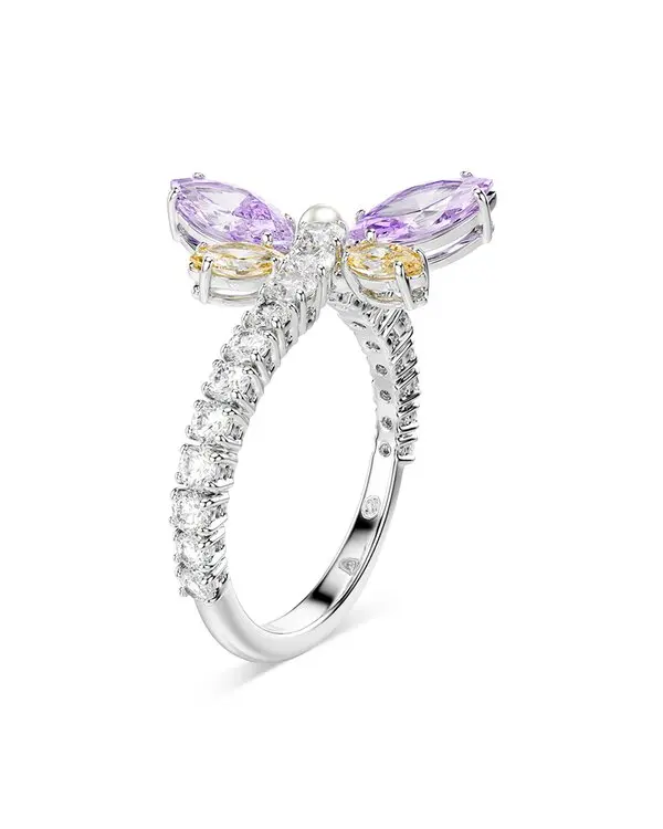 SWAROVSKI Ariana Grande X Crystal Dragonfly Ring - Multicolored