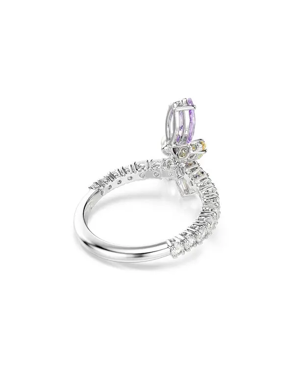 SWAROVSKI Ariana Grande X Crystal Dragonfly Ring - Multicolored