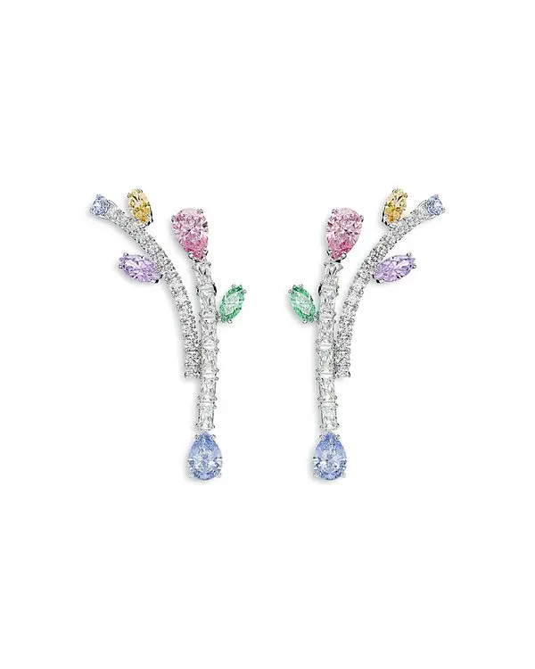 SWAROVSKI Ariana Grande X Cubic Zirconia Bouquet Drop Earrings - Multicolored