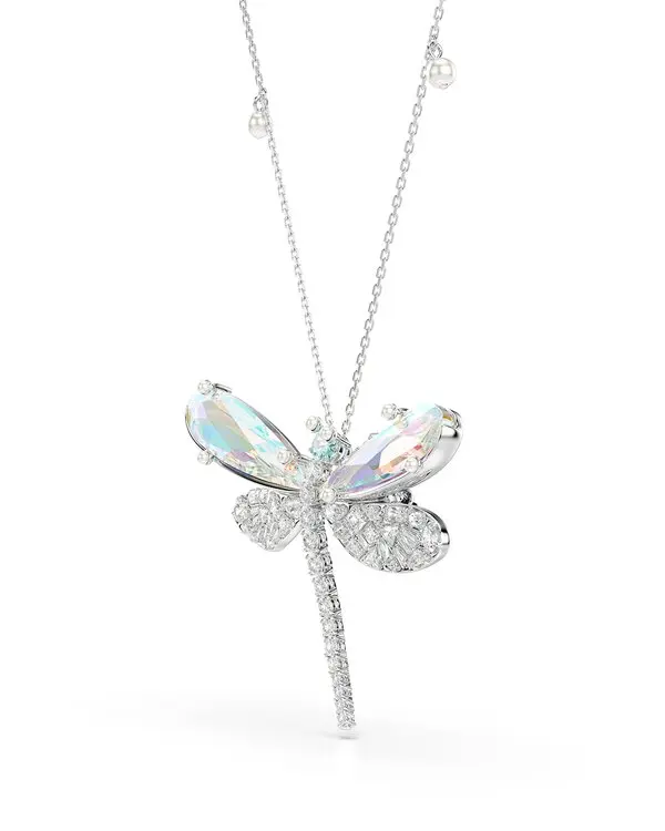 SWAROVSKI Ariana Grande X Crystal Dragonfly Convertible Necklace - Blue