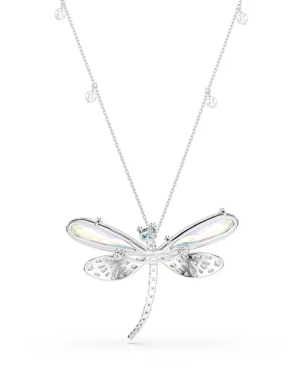 SWAROVSKI Ariana Grande X Crystal Dragonfly Convertible Necklace - Blue
