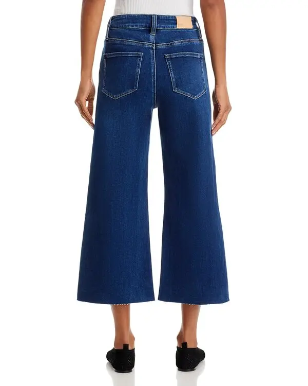 Paige Anessa High-rise Wide-leg Jeans - Venetian Breeze