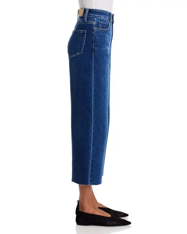 Paige Anessa High-rise Wide-leg Jeans - Venetian Breeze