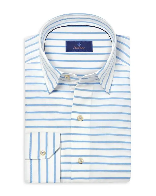 David Donahue Barre Stripe Shirt
