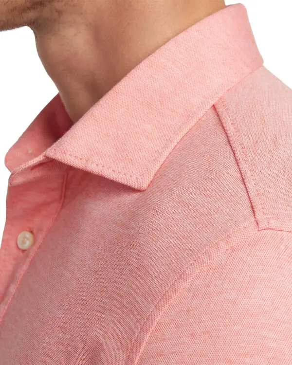 David Donahue Connery Cotton Polo Shirt - Grenadine