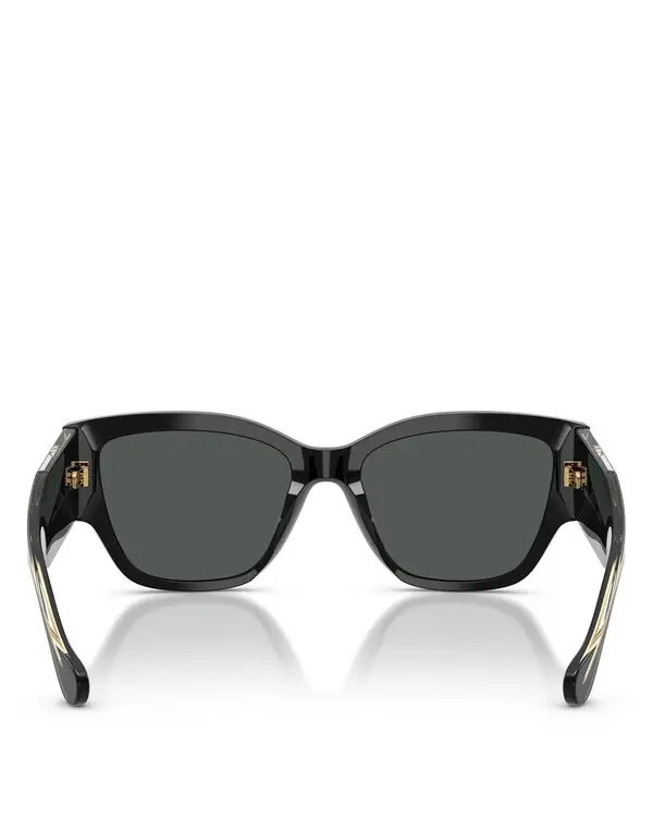 Versace Cat Eye Sunglasses, 55mm - Black