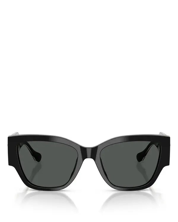 Versace Cat Eye Sunglasses, 55mm - Black