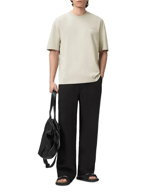 ALLSAINTS Dreamer Crewneck Logo T-shirt - Powdered Green