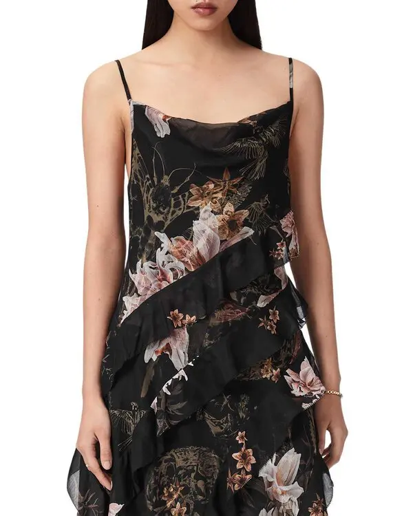 ALLSAINTS Ruth Dress - Crystal Black