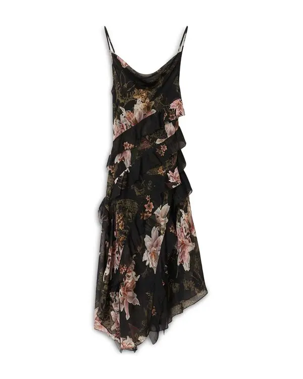 ALLSAINTS Ruth Dress - Crystal Black