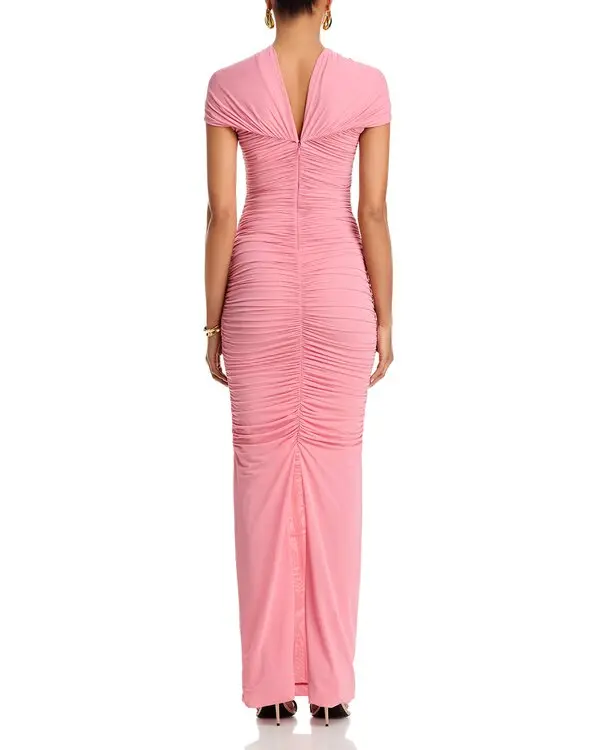 Ronny Kobo Nasha Front Cutout Dress - Blush