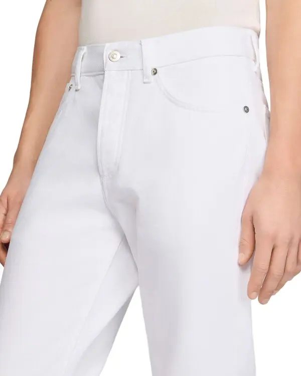 Sandro Regular Raw Jeans - White
