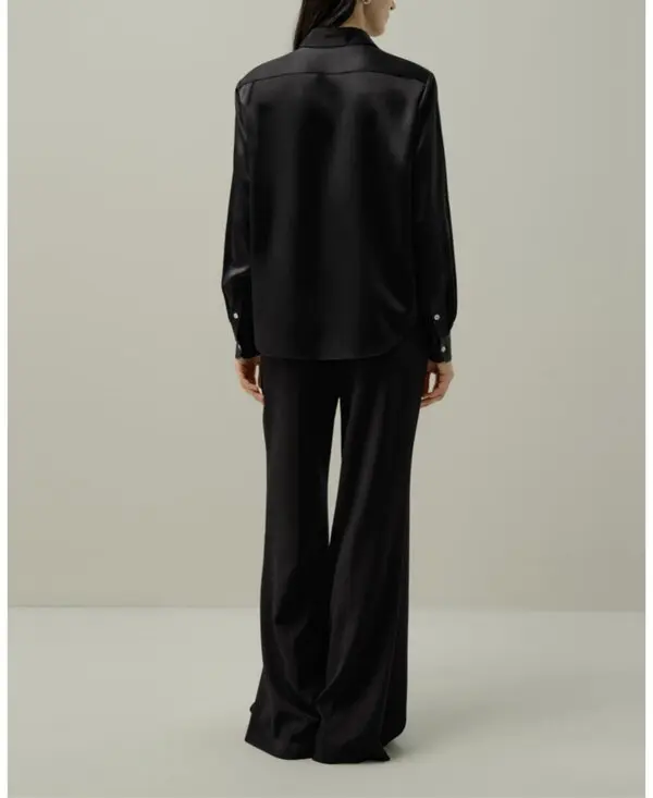 Lilysilk X Lydia Tomlinson Bianca Shirt - Black