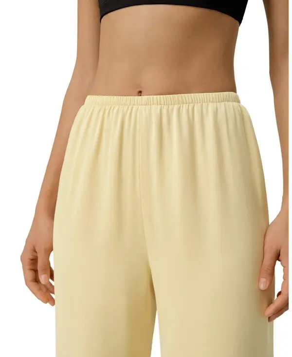 Lilysilk Stretch Silk Georgette Straight-leg Pant