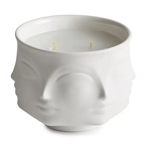 Jonathan Adler Muse Blanc Ceramic Candle - White